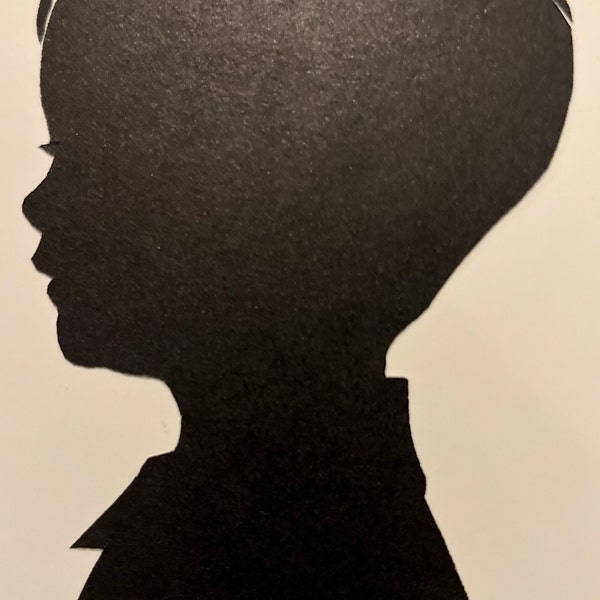 Hand Cut Original Silhouette by Master Silhouette Artist Karl Johnson ...