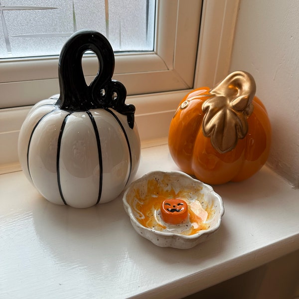 Individual Handmade Mini Ceramic Pumpkins - Etsy UK