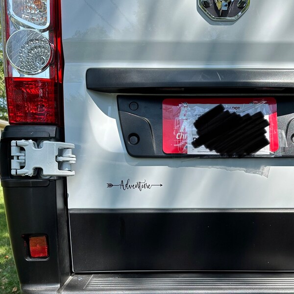 Adventure Arrow Vinyl Decal - Adventure Awaits, Water Bottle Decal ...