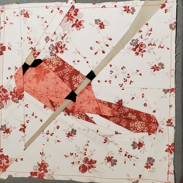 Cardinal Paper Piecing Pattern - Etsy
