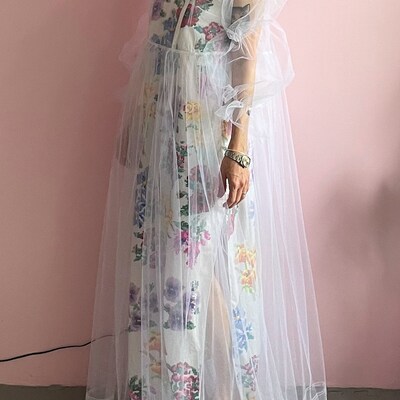 Valentines Sheer Mesh Tulle Over Dress. - Etsy