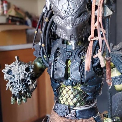 Predator Bio Mask Yautja Helmet for NECA HIYA HOTTOYS Action Figure ...
