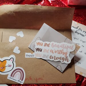 Self Love Sticker, Positive Affirmation, Affirmation Sticker, Self Gift ...