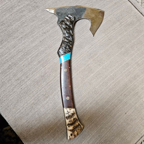 Handmade Forged Axe | Bushcraft | Camping Axe | Hatchet | Gift for ...