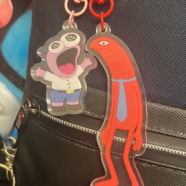 Smiling Friends Acrylic Keychains - Etsy