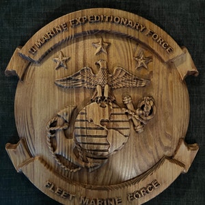 USMC Folded Flag, Marine Corps Keepsake, Military Plaque - Etsy