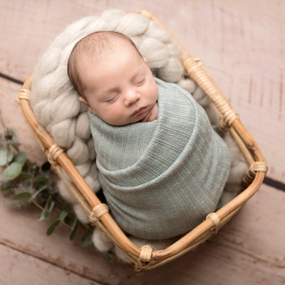 Textured Wrap for Newborn Photography, Vintage Style Baby Posing Wrap ...