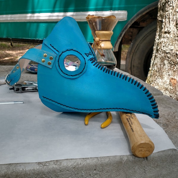 DIY Plague Doctor Mask Eva Foam Helmet Pattern Blueprint Template Pdf ...