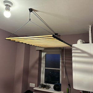 Laundry Drying Rack, Ceiling Mounted Clothes Drying Rack, Laundry ...