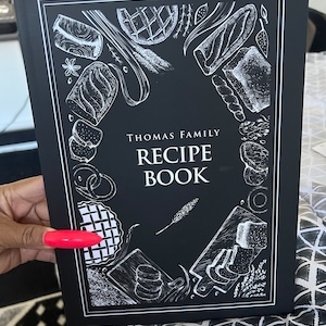 Personalized Recipe Book With Measurement Page. Write Your Own 228 ...