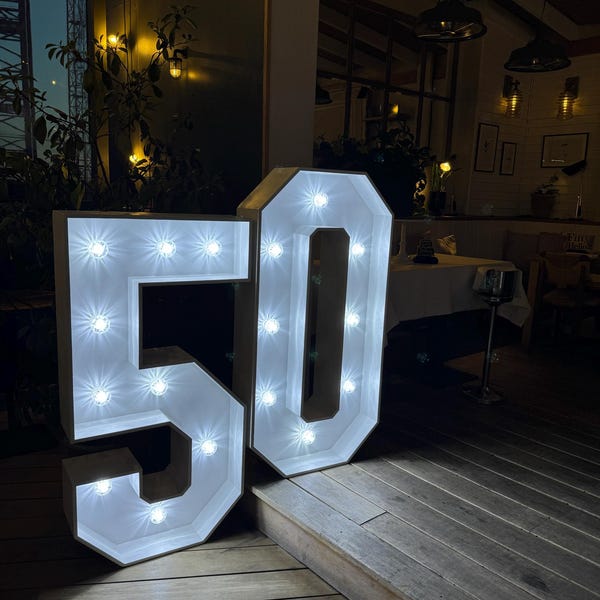 4ft Led Numbers - Etsy UK