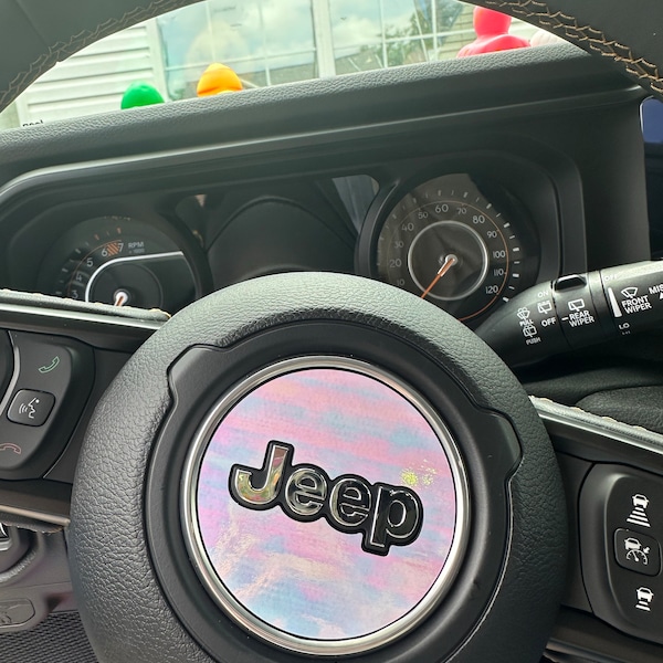 Opal Jeep Steering Wheel Circle Sticker Decal, Wrangler JK, JL ...
