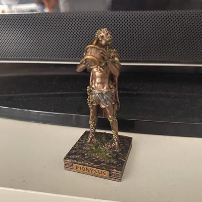 Vintage Medusa Mini Statue Small Hand-painted Ancient Greek Gorgon ...