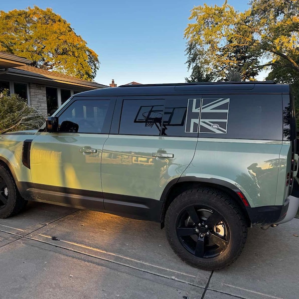 Union Jack Decals to Fit 2020+ Defender 110 Side Panel Graphics ...