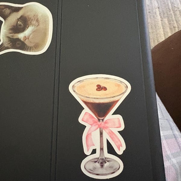 Rotting in Bed Coquette Heart Sticker | Cute Stickers | Aesthetic ...