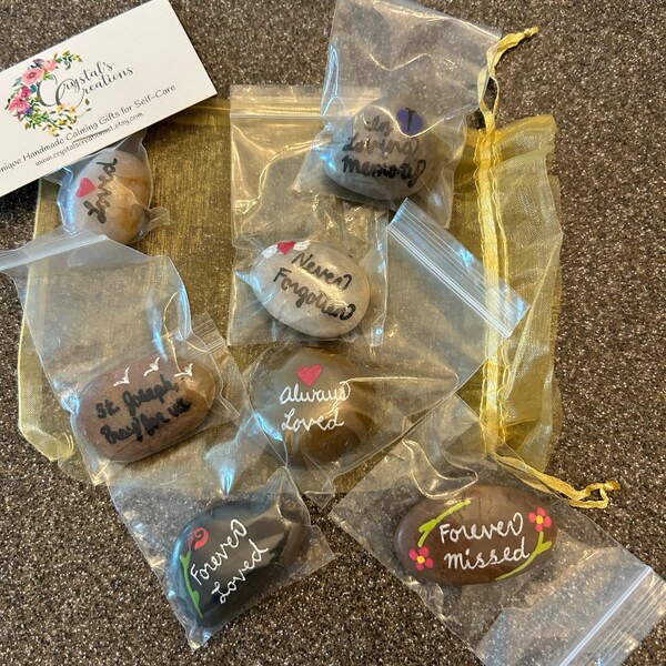 Pebble Pals, Painted Animal Rocks, Pocket Worry Pets, Worry Stones ...