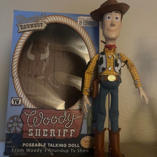 Toy Story Woody Voice Box Movie / Screen Accurate Replica Disney Pixar ...