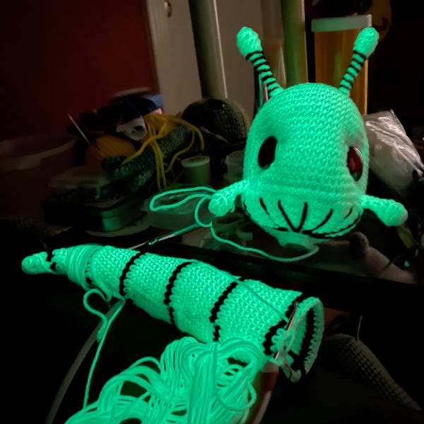 Spooky Snail Crochet Pattern, Amigurumi Skeleton, Digital Download PDF ...