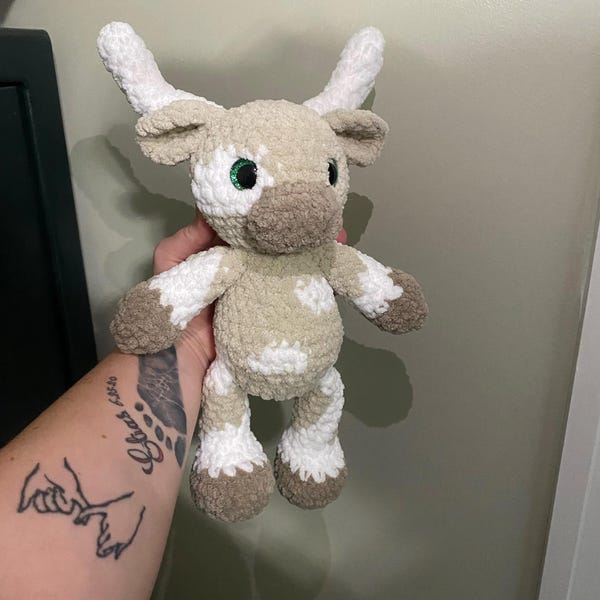 Longhorn Crochet Pattern- Longhorn Cow Pattern, Amigurumi Longhorn Cow ...