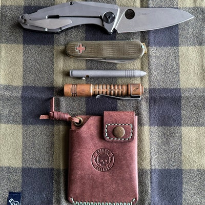 The Deadshot EDC Wallet, Leather Flap Wallet, Edc Leather, Edc Card ...