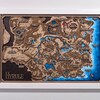 Laser Cut Wood Lake Map Any Lake Map Wood Anniversary Gift Idea ...