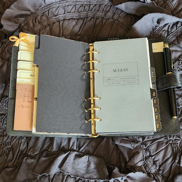 12 Monthly Planner Dashboard Set, Vellum Dashboards, A5/personal Size ...