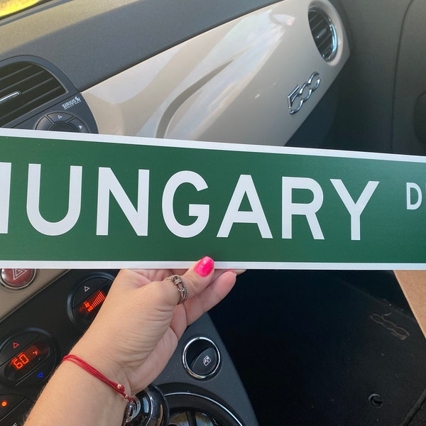 Hungary Sign, Hungary Wall Decor, Hungary Gift, Hungary Souvenir Sign ...