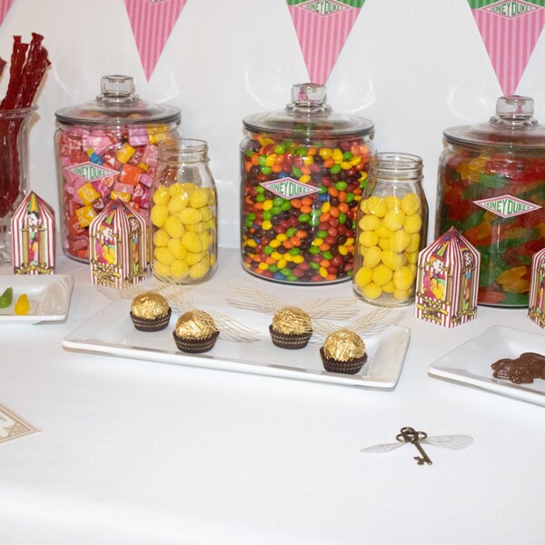 Printable Mini Every Flavour Beans Wizard Themed Party Props Jelly ...
