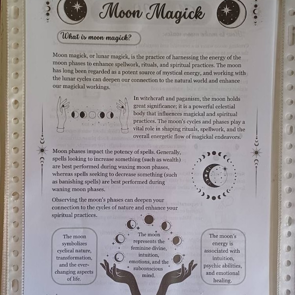 Green Witch Herb Grimoire Pages, Pack No.1 MEGAPACK, Book of Shadows ...