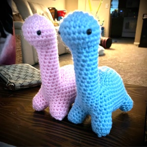 PATTERN: No Sew Amigurumi Crochet Pattern Bronto the Dinosaur - Etsy