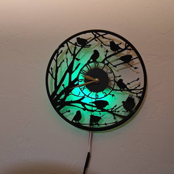 Gamer Clock With Led Light, Video Gaming Gifts, Game Room Wall Decor ...