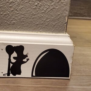 Ratatouille Wall Decal, Disney Home Decor, Remy Baseboard Decal, Anyone ...