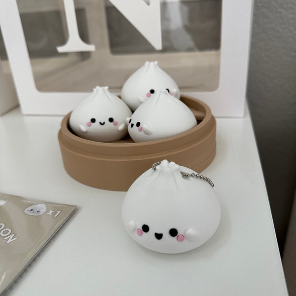 Cute Steamed Dumplings in a Basket - Etsy