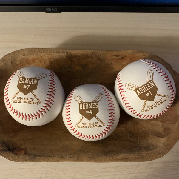 Personalized Baseballs, Team Balls, League Balls, Little League ...