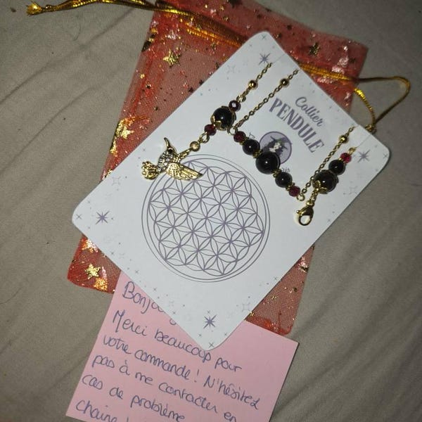 Gothic Gilded and Blue Obsidian Divinatory Pendulum, Resin Pendulum ...