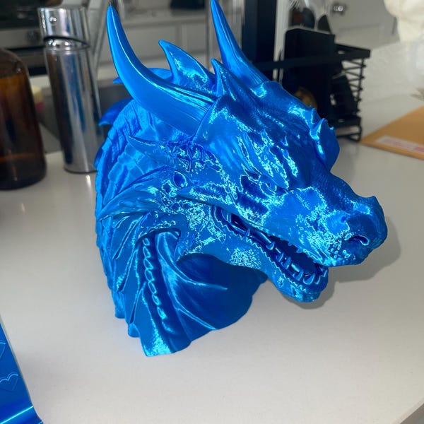 3D Printed Dragon Shelf – Epic Fantasy Decor for Your Walls! - Etsy