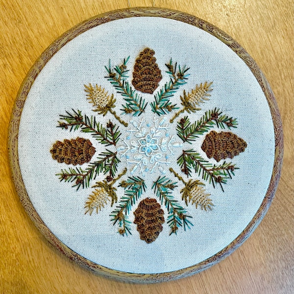 Winter Hand Embroidery Pattern, Winter Sampler PDF Pattern, Winter ...