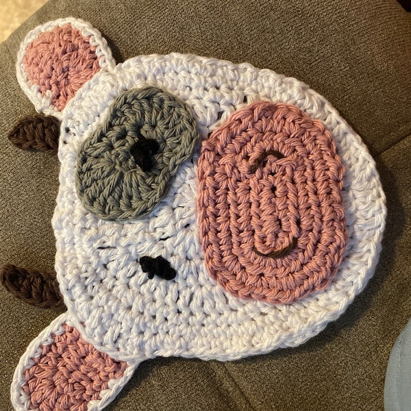 Highland Cow Potholder and Coaster Set - Crochet Pattern PDF - Etsy