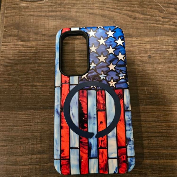 Artisan Stained Glass Orchid Phone Case iPhone 16 15 14 13 12 11 Pro ...