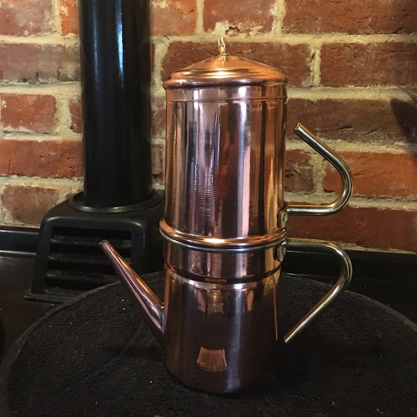 Coffee Maker / Copper Coffee Maker/ Moka in Copper for 2, 4, 6 Cups - Etsy