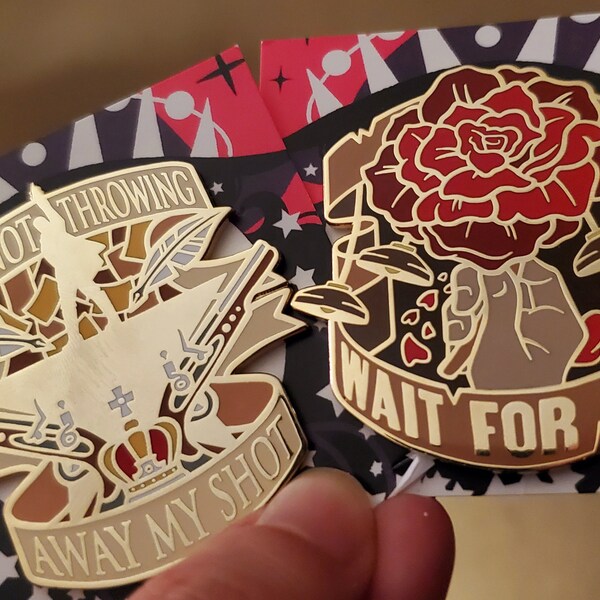 Hamilton Enamel Pin - Etsy UK