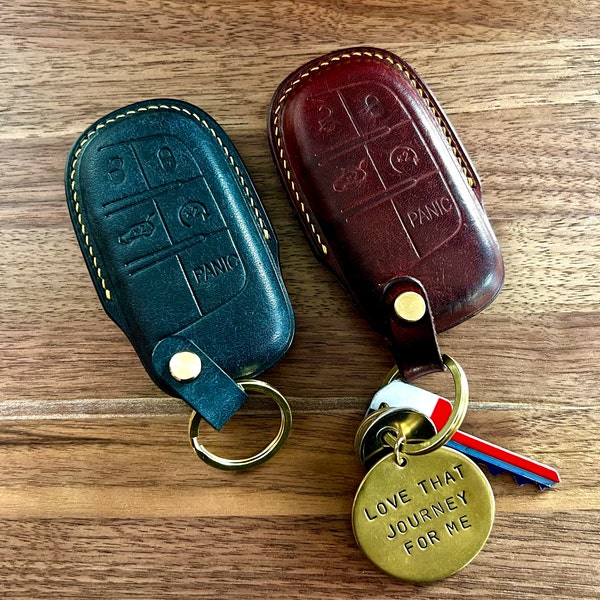 Handmade Leather Benz Car Key Case.leather Car Key Fob Cover,remote Key ...
