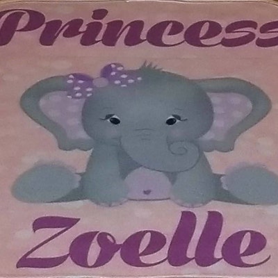 Cute Elephant Clip Art, Baby Girl Purple and Gray Peanut Clip Art, Png ...