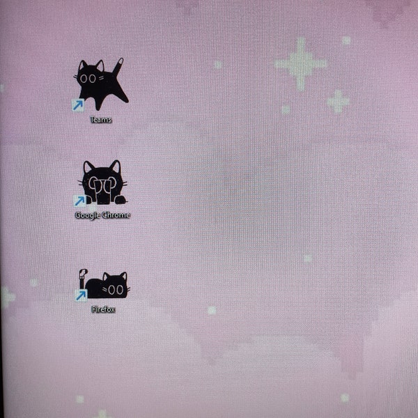 Cat Doodle Theme Computer Desktop Icon Folder Pack for Mac & Windows ...