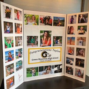 Custom Graduation Photo Board, Class of 2025, Printed & Shipped FAST ...