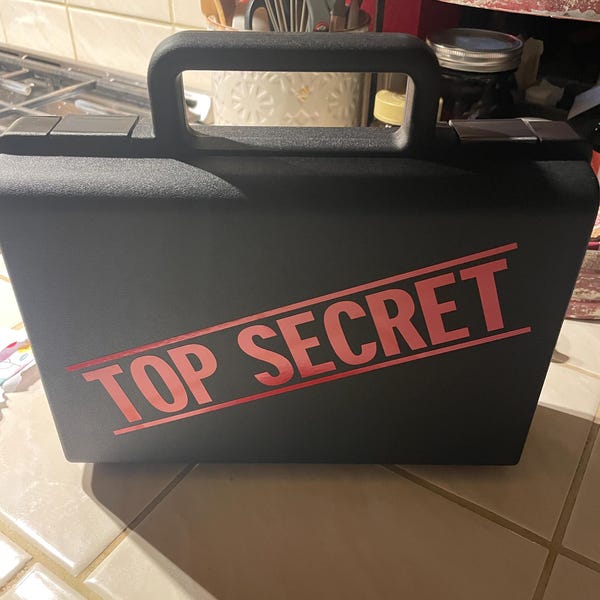 Top Secret Case, Secret Agent, Ring Bearer Gift, Ringbearer Gift, Ring ...