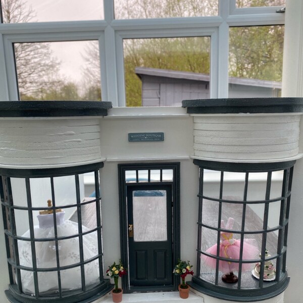 Dollhouse Miniature Opening Times Sign Shop Window Sign Handmade ...