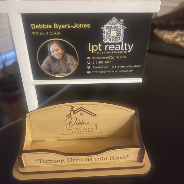 Real Estate Sign Business Card Holder - Etsy
