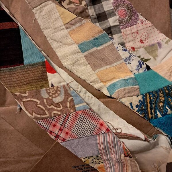Snippet Roll, Quilt Roll, Cutter Quilt Strips for Collage, Mixed Media ...