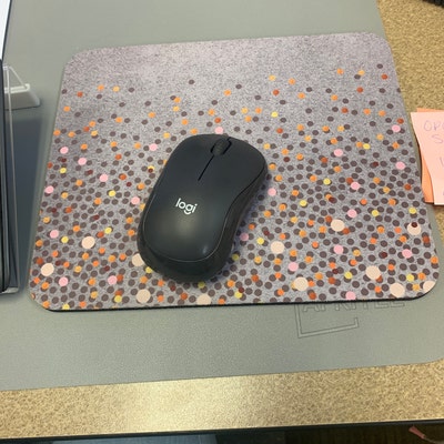 Mouse Pad Pink Polka Dots Mouse Pad Dotted Mouse Pad Office - Etsy